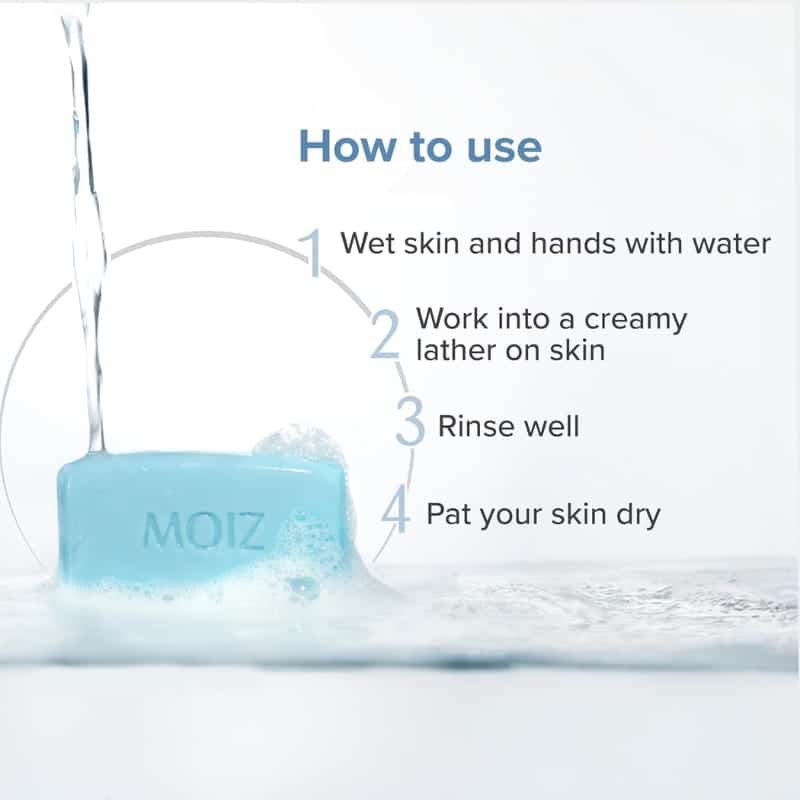 Buy Moiz Syndet Bar Soap 75gm For All Skin Types - StopNBuy